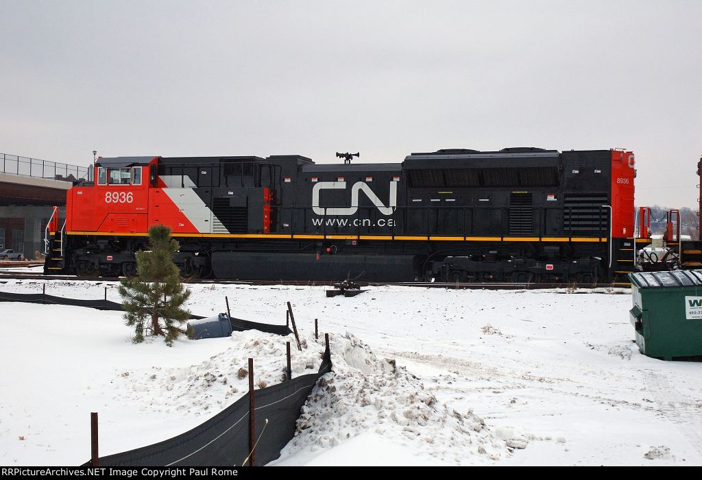 CN 8936, EMD SD70M-2, NEW at the ex IC Yard